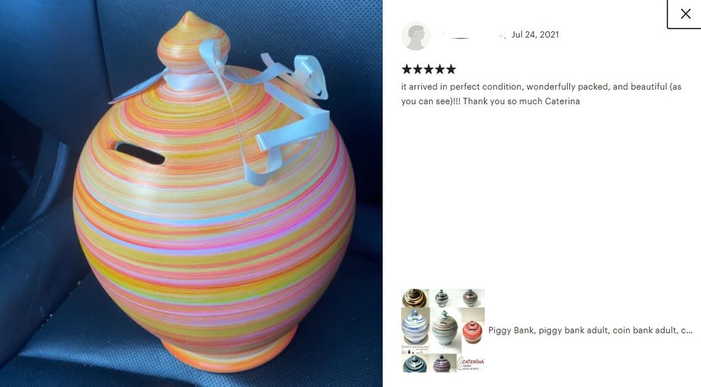 Oversized Piggy Bank, 20″ inches in height, Extra Large Coin Bank Adult ...