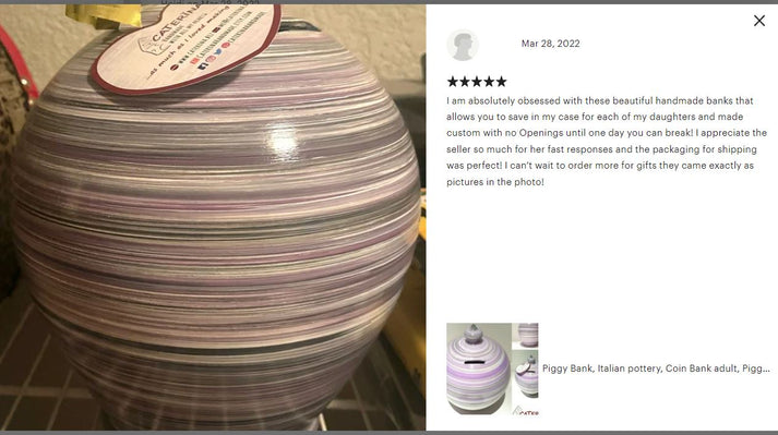 Oversized Piggy bank, Extra Large Coin Bank, XXL Piggy Bank, 20 inch ...