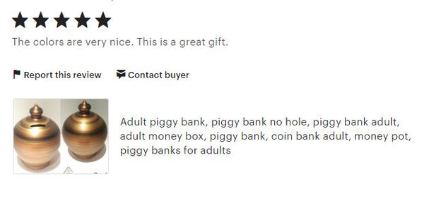 Oversized Piggy Bank, 20″ inches in height, Extra Large Money Pot, XXL ...