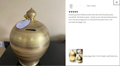 Oversized Piggy Bank, 20″ inches in height, Extra Large Money Pot, XXL ...