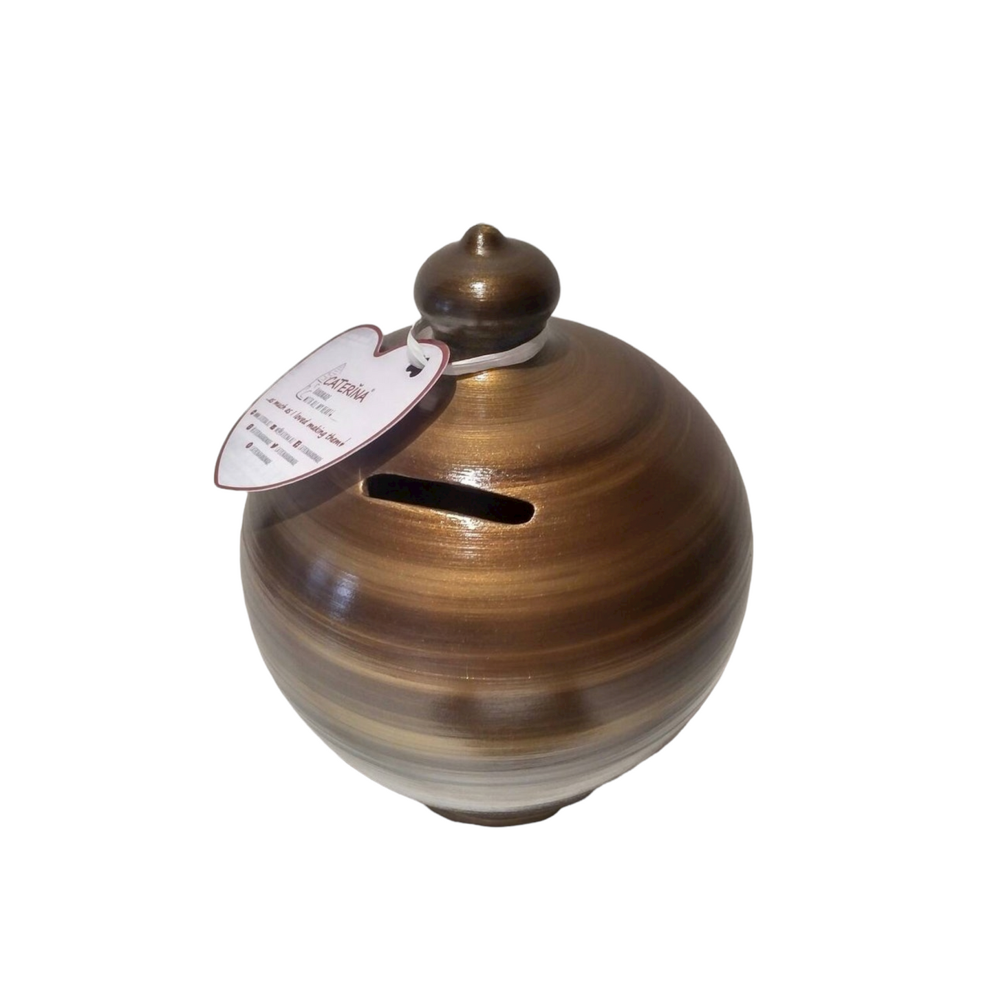 Piggy Bank, Caterina Money Pot, adult piggy bank, coin bank, money pot